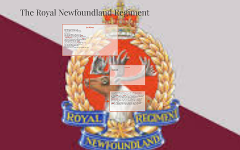 The Royal Newfoundland Regiment by Noah Goulding