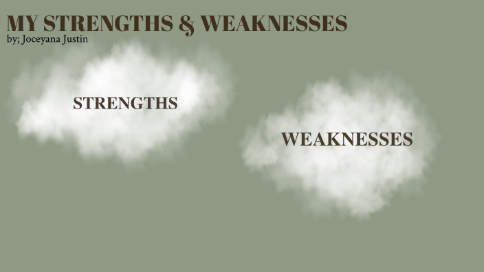MY STRENGTHS & WEAKNESSES by Joceyana Justin on Prezi