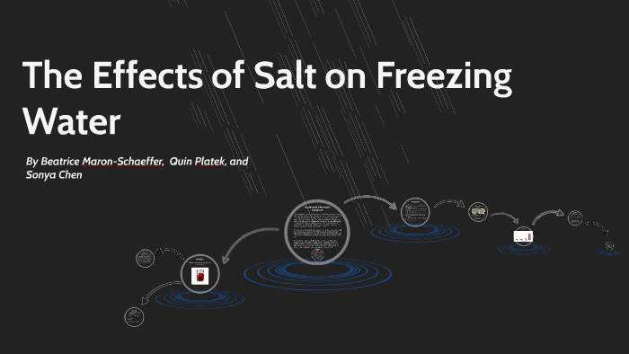 The Effects of Salt on Freezing Water by Beatrice Maron-Schaeffer on Prezi