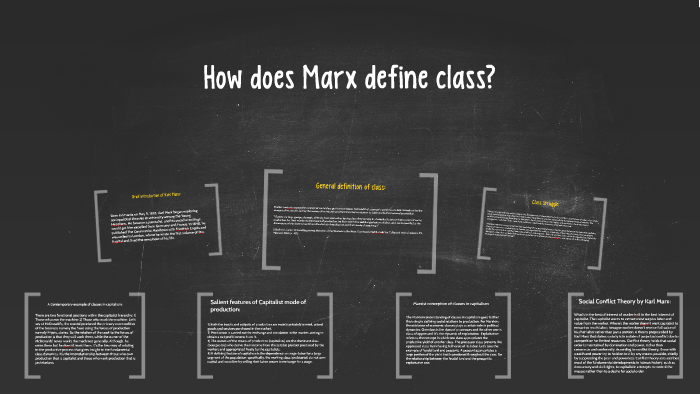How does Marx define class? by Rao Abdullah on Prezi