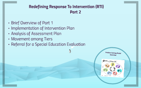 Redefining Response to Intervention (RTI) Part 2 by Allison Freeman on ...