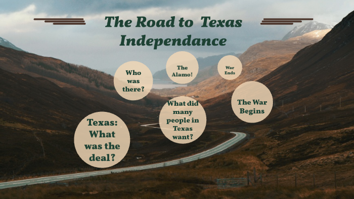 Road to Texas Independence by Caitrin Zellers on Prezi