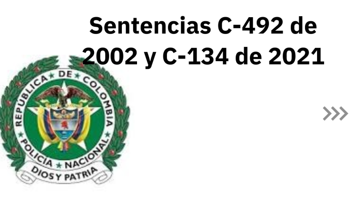 SENTENCIAS C-492 DE 2002 Y C-134 E 2021 by EDINSON BERMEO on Prezi
