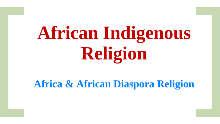 Indigenous Religion: Africa & African Diaspora Religion by John Crow on ...