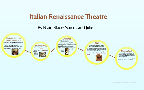 Italian Renaissance Theatre by Julie Pham on Prezi