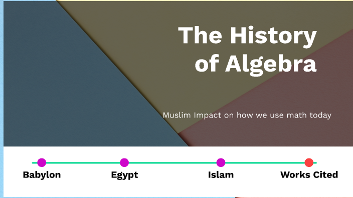 The History of Algebra by Aren Prichard on Prezi