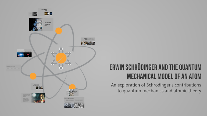 Erwin Schrödinger and the Quantum Mechanical Model of an Atom by Chesyl ...
