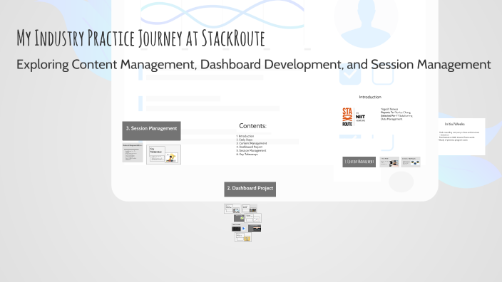 My Industry Practice Journey at StackRoute by Yogesh Tanwar on Prezi