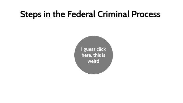 Steps in the Federal Criminal Process by Timothy Kolb on Prezi