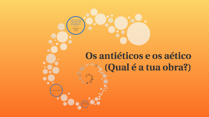 Os antiéticos e os aéticos (Qual é a tua obra?) by Jessica Rodrigues on ...