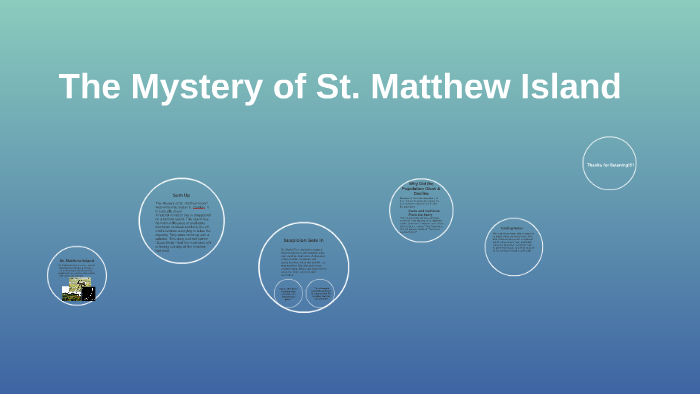 The Mystery of St. Matthew Island by Grace Brueggemann on Prezi