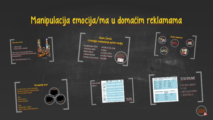 Manipulacija emocija/ma u domaćim reklamama by on Prezi