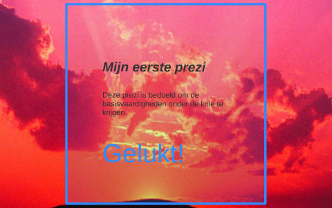 Deze prezi is bedoeld om de basisvaardigheden onder de knie by rachel ...