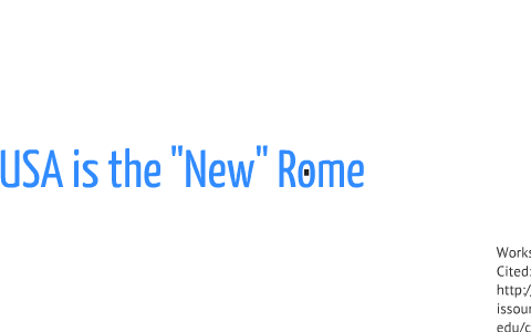 Rome VS USA by Emily Dickerson on Prezi