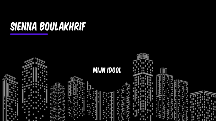 Mijn idool by Sienna Boulakhrif on Prezi