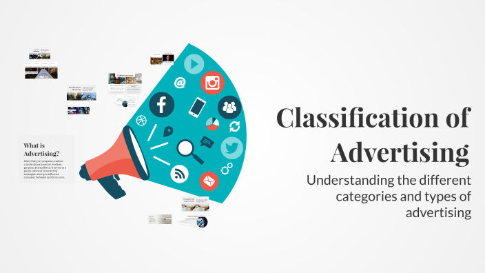 Classification of Advertising by sadhika Singh on Prezi