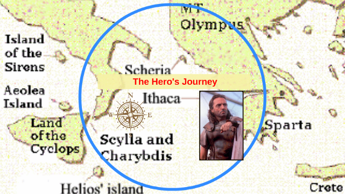 The Hero's Journey: The Route of Odysseus by Carol Carota on Prezi