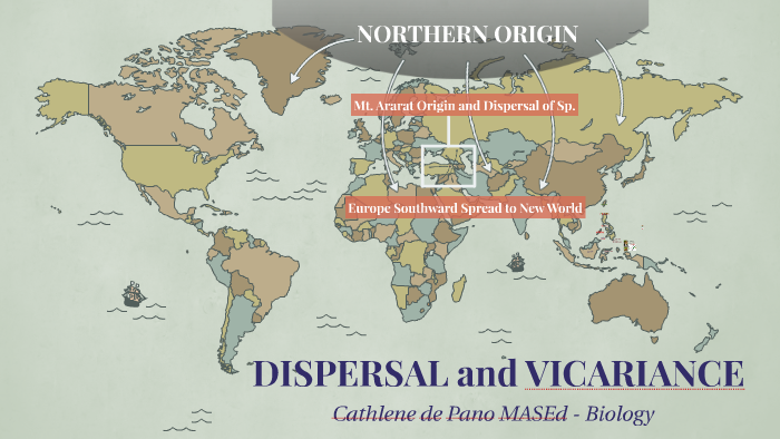 DISPERSAL AND VICARIANCE by Cathlene dP on Prezi