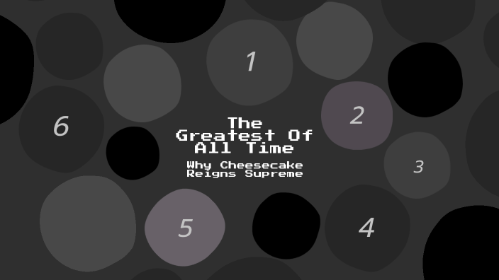 The Greatest of All Time: Cheesecake by Valeri Marquez on Prezi
