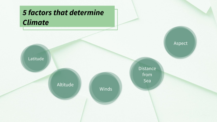 5 main factors that determines climate by Lara on Prezi