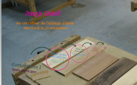 Présentation du Jenga géant by Noel Chevrier on Prezi