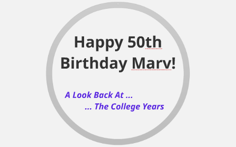 Happy 50th Birthday Marv! by Spellman Jeep on Prezi