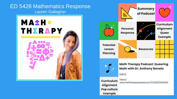 Math Therapy Podcast: Queering Math with Dr. Anthony Bonato by Lauren ...