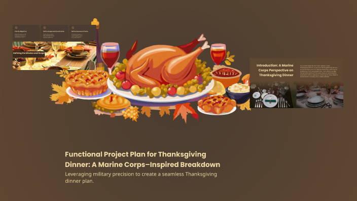 Functional Project Plan for Thanksgiving Dinner: A Marine Corps ...