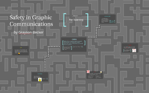Safety in Graphic Communications by grayson becker on Prezi
