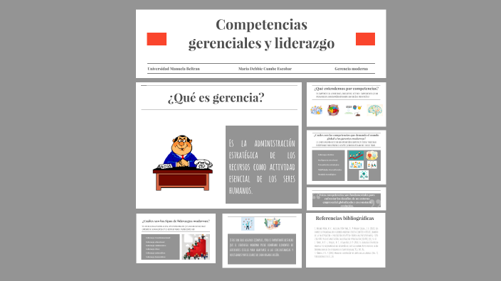 Competencias gerenciales y liderazgo by María Cumbe on Prezi