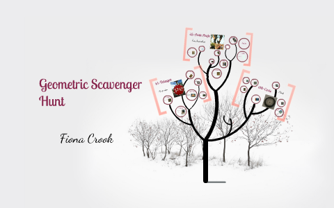 Geometric Scavenger Hunt by Fiona Crook