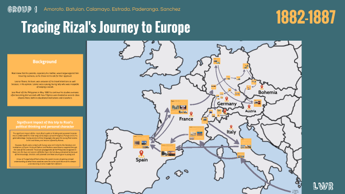 Group 1_Tracing Rizal's Journey to Europe by Krace Batulan on Prezi