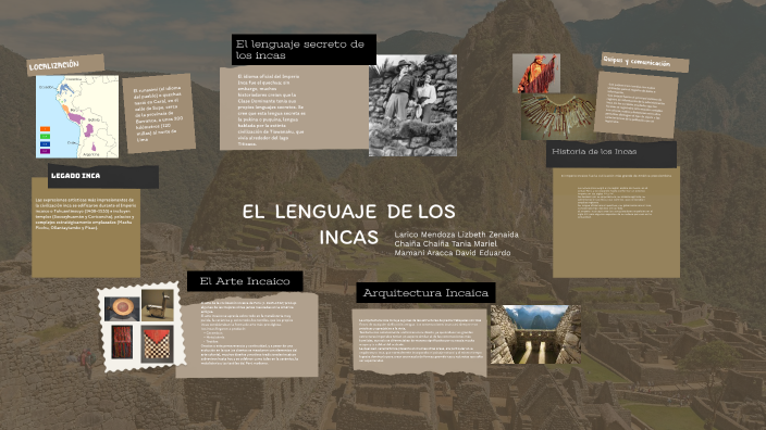 LOS INCAS by LIZBETH ZENAIDA LARICO MENDOZA on Prezi