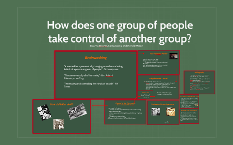 How does one group of people take control of another group? by Anna ...
