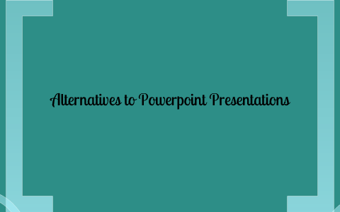 Alternatives to PowerPoint Presentations by Haley White on Prezi