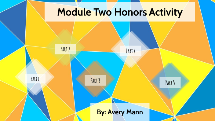 Module two Honors Activity by Avery Mann on Prezi