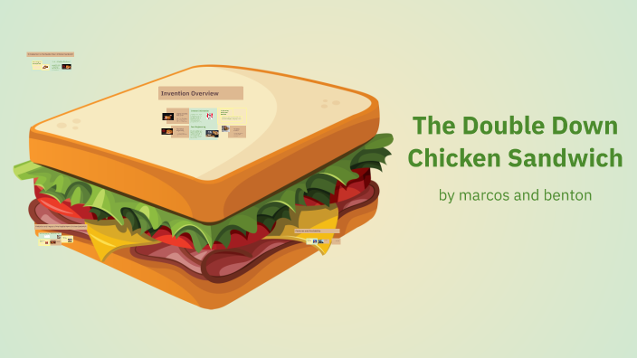 The Double Down Chicken Sandwich by Marcos Bolanos on Prezi
