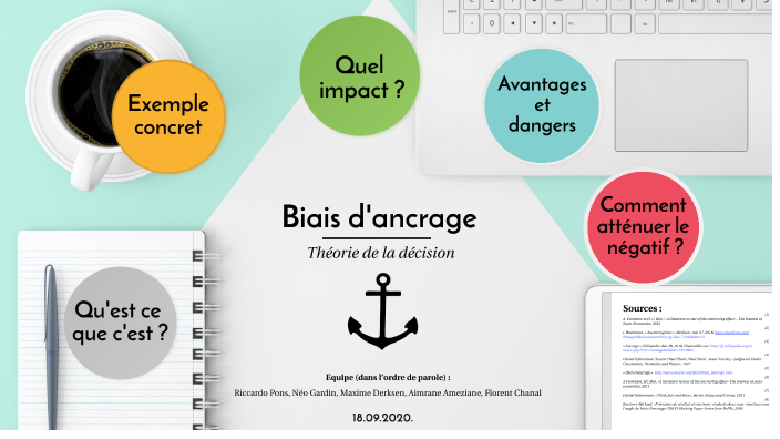 Biais d'ancrage by Maxime DERKSEN on Prezi