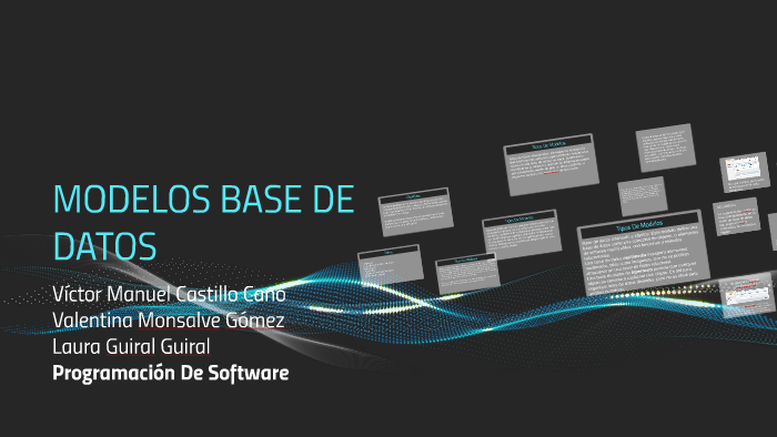 MODELOS BASE DE DATOS by Víctor Manuel Castillo Cano on Prezi