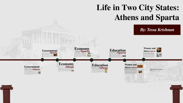 Life in Two City States: Athens and Sparta by Tessa Krishnan on Prezi