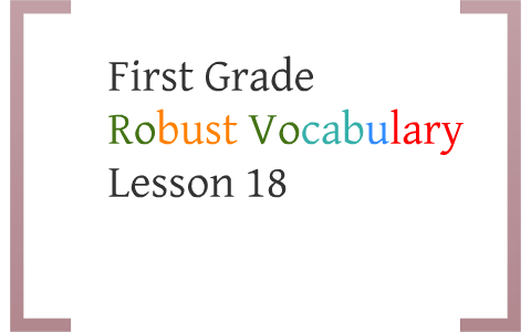 1st Lesson 18 by Janice Spohn on Prezi