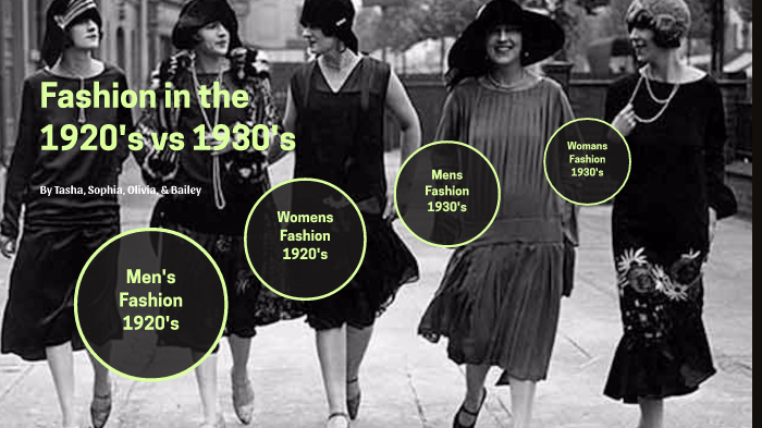 1920s Fashion vs 1930s Fashion by Olivia C on Prezi