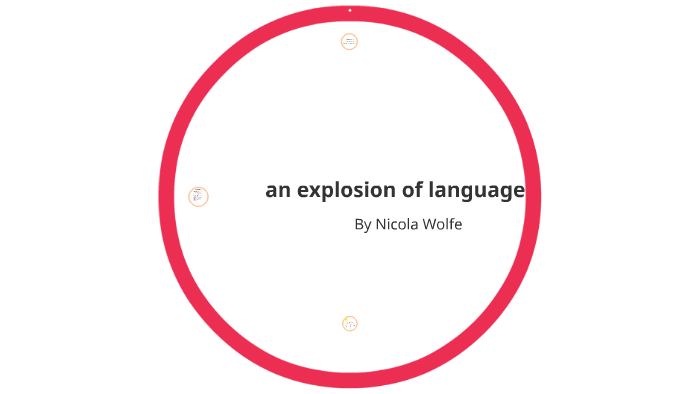 An Explosion of Language by Nicola Wolfe