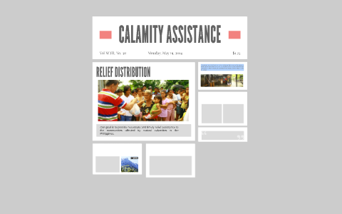 CALAMITY ASSISTANCE by on Prezi