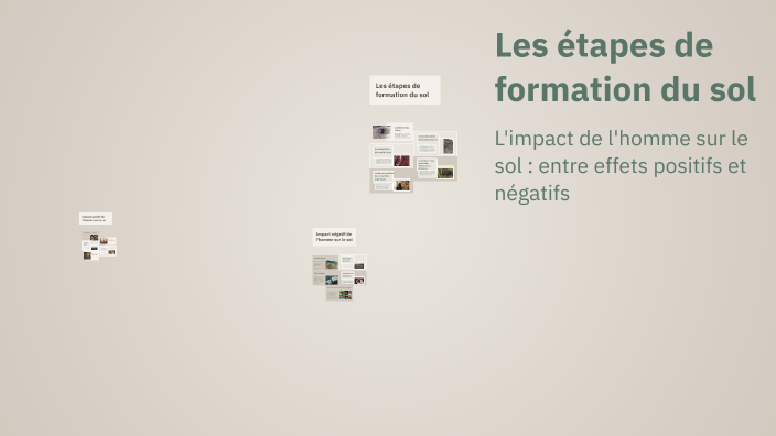 Les étapes de formation du sol by Mikasa Nada on Prezi