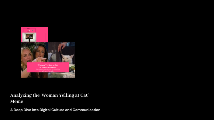 Analyzing the 'Woman Yelling at Cat' Meme by Adam Auten on Prezi