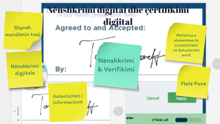 12. Nënshkrimi digjital dhe çertifikimi digjital. by Fakete Duraku on Prezi
