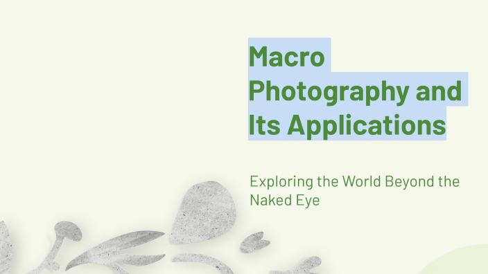 Macro Photography and Its Applications by thgvdfg tgfv on Prezi