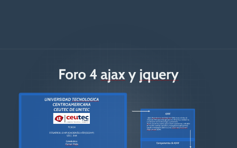 Foro 4 ajax y jquery by Jesus Alberto Diaz Perez
