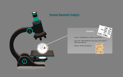 Forensic Document Analysis by Daniel C on Prezi
